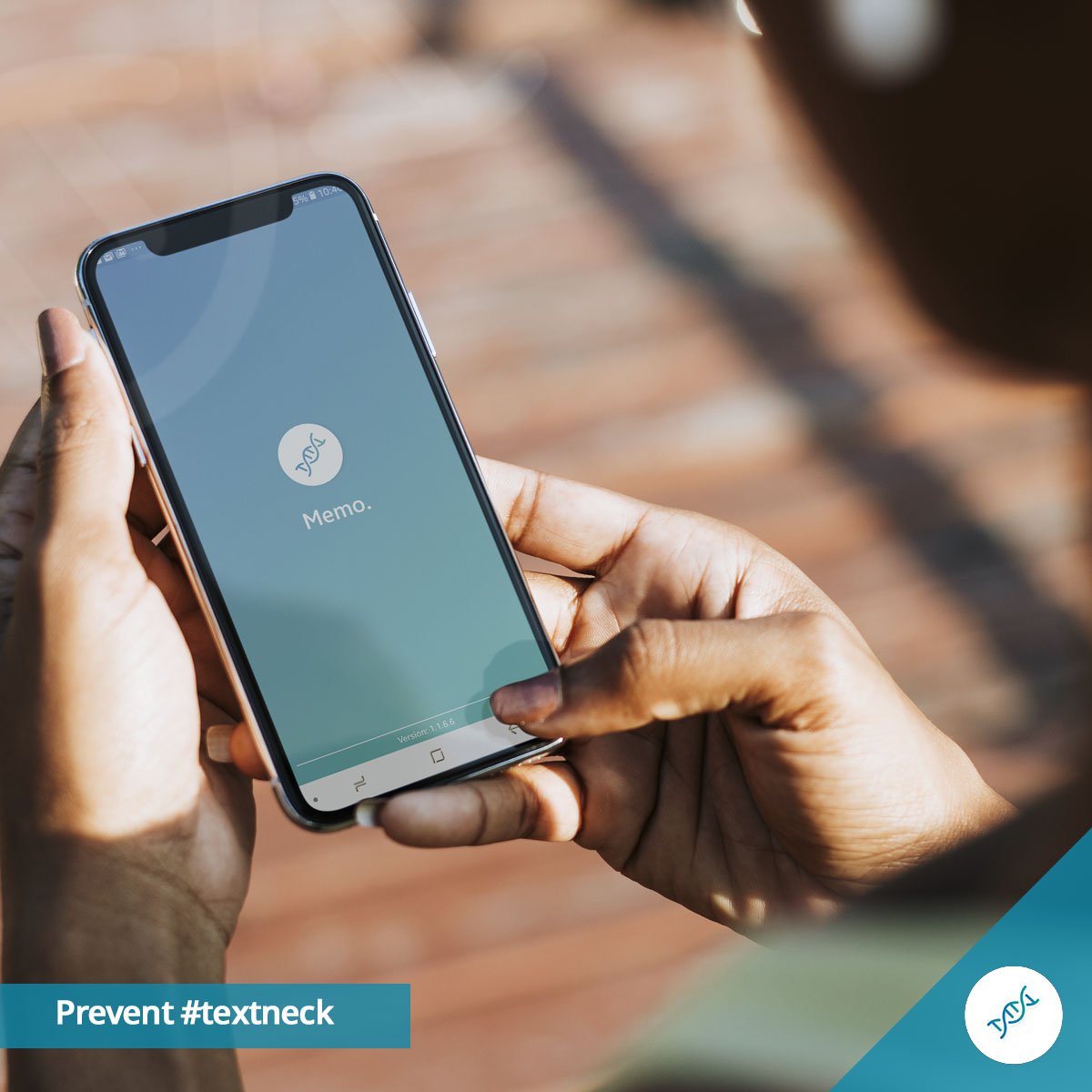 Prevent text neck and sore thumbs | Memo Health Assistant