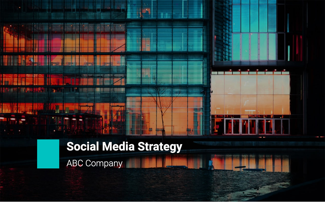 Social Media Strategy Template | Free PDF & PPT Download by Slidebean
