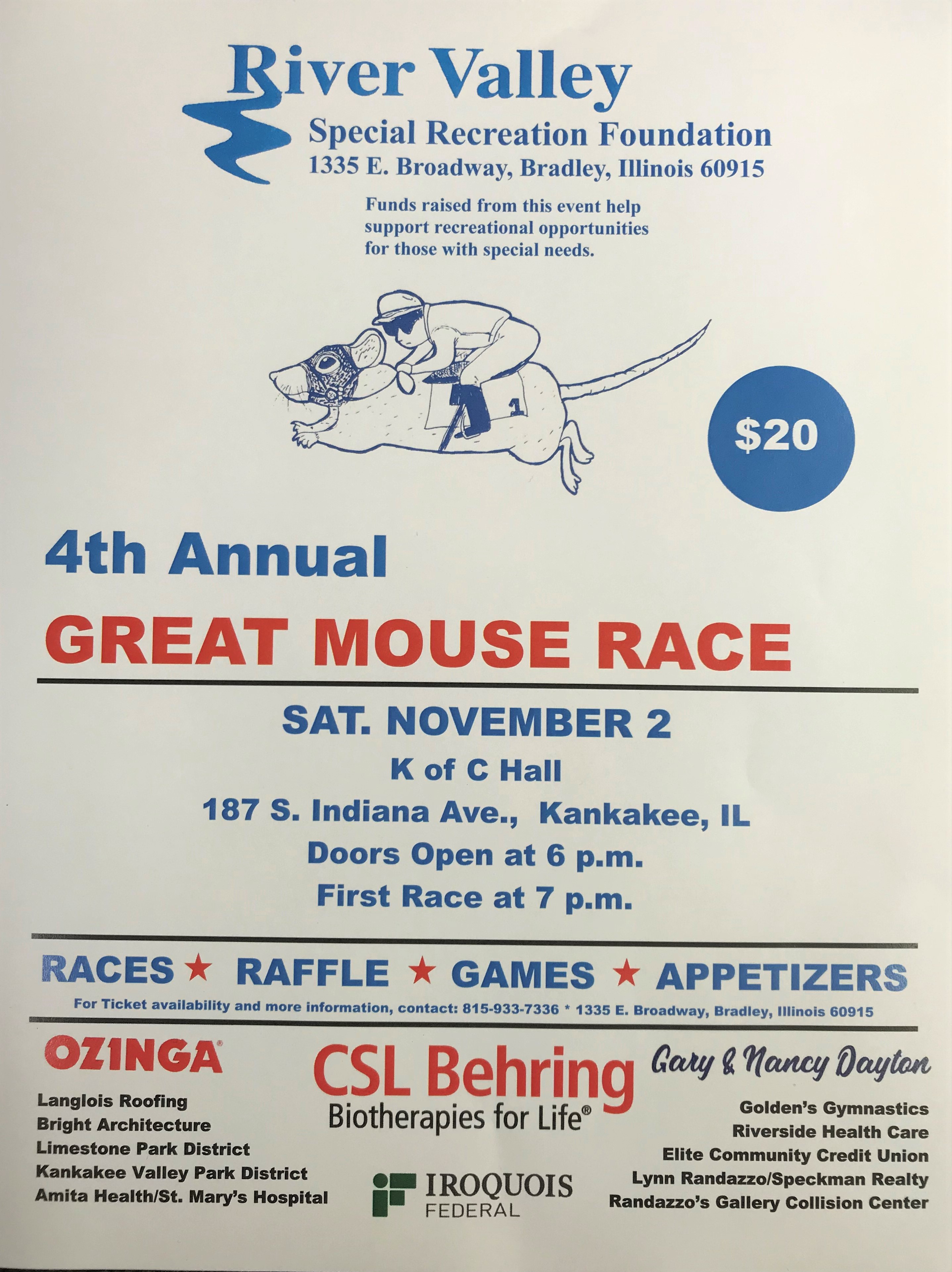The Great Mouse Race | River Valley Special Recreation Association