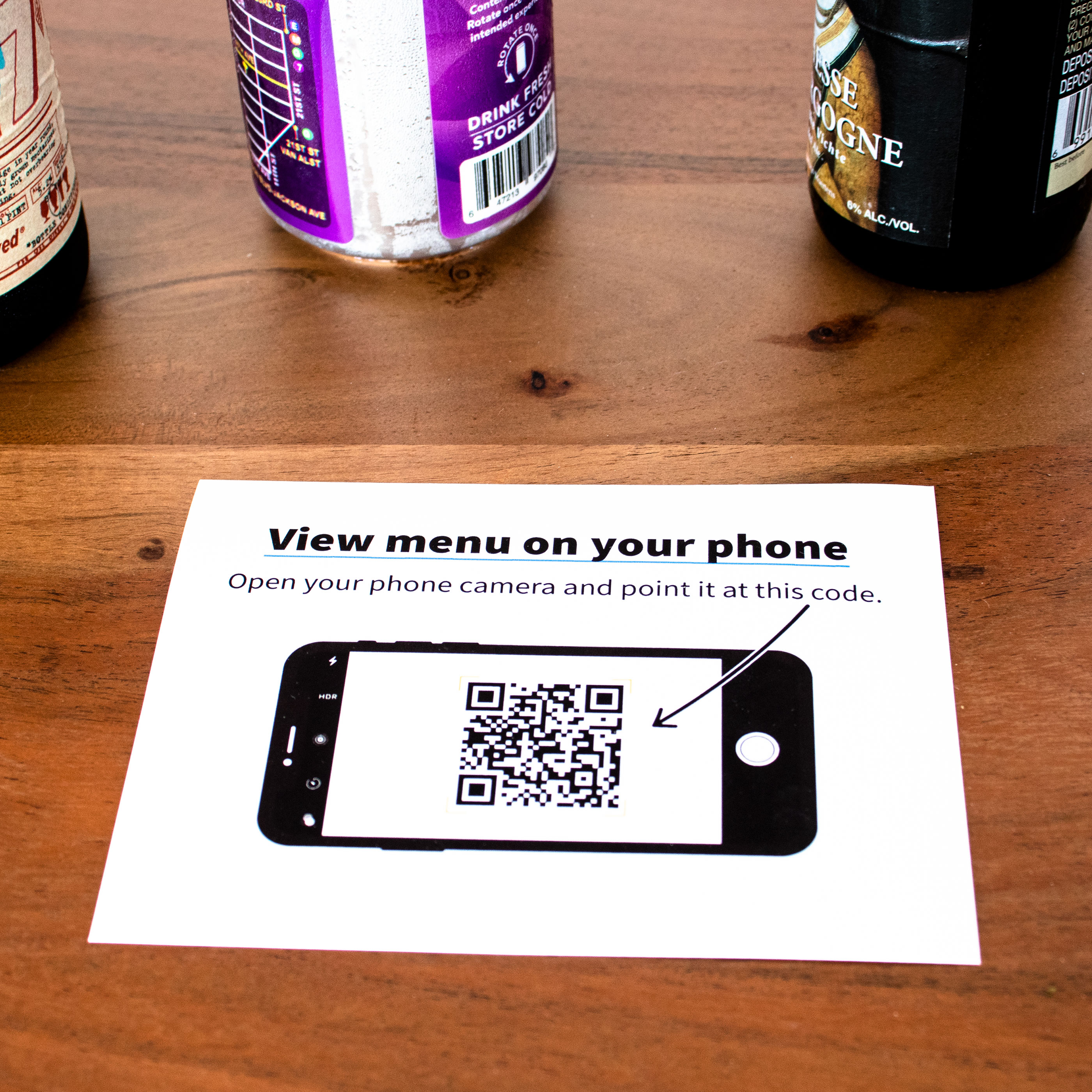 BeerMenus Print & QR Menus