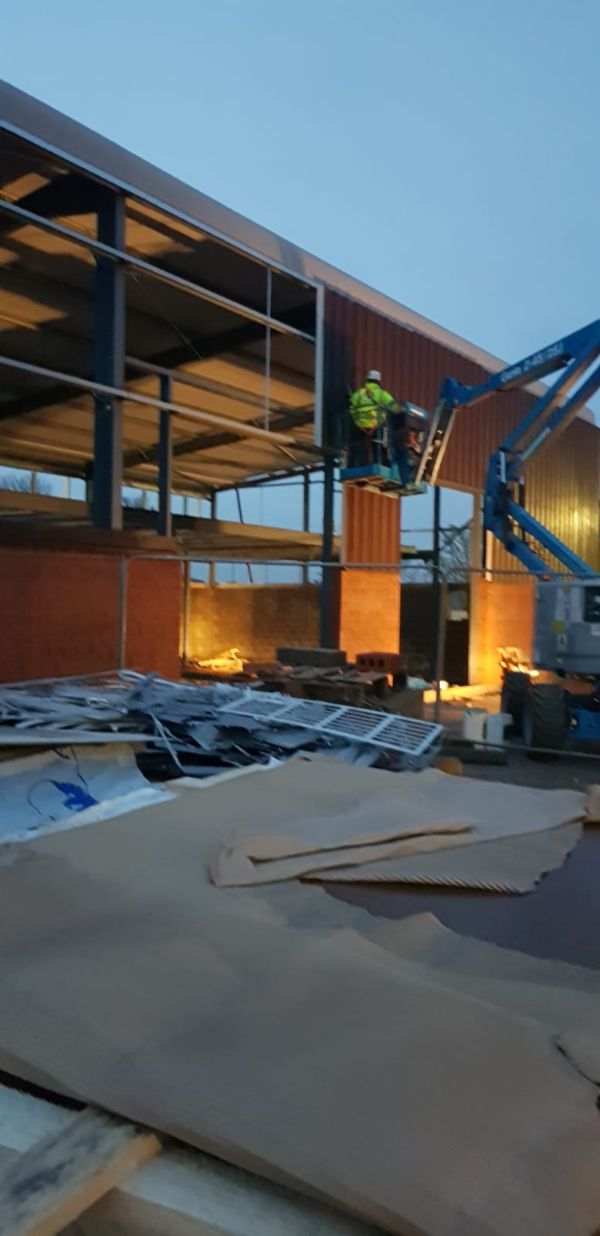 New Build Factory Extension | Tokenspire Construction