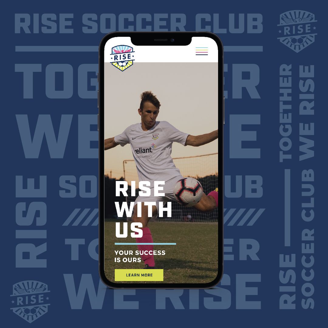 Rise Soccer Club | DesignGood Portfolio