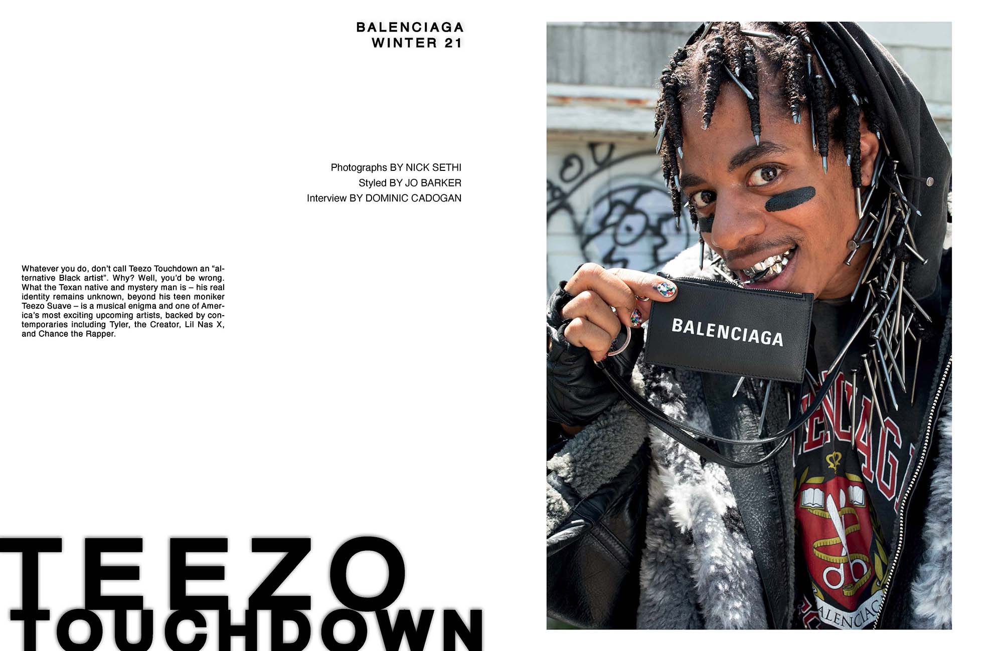 Teezo Touchdown by Nick Sethi, Replica Man magazine / Re-Edition