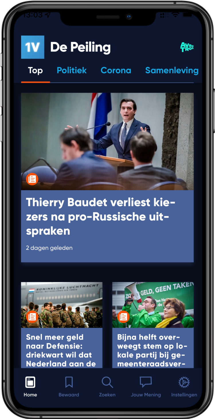 EenVandaag: volg alle trends in de nieuwe Peiling-app.