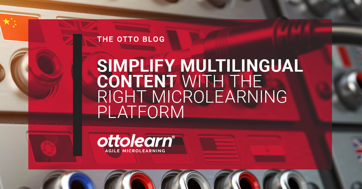 Simplify Multilingual Content with Microlearning Platform