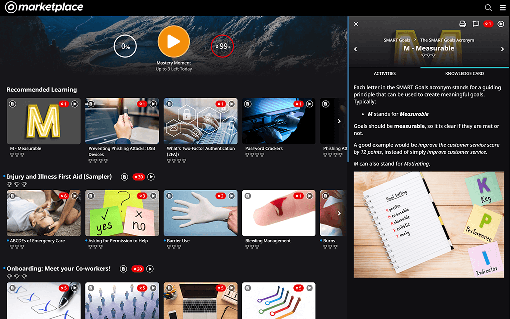 Gamified Microlearning Platform Features | OttoLearn