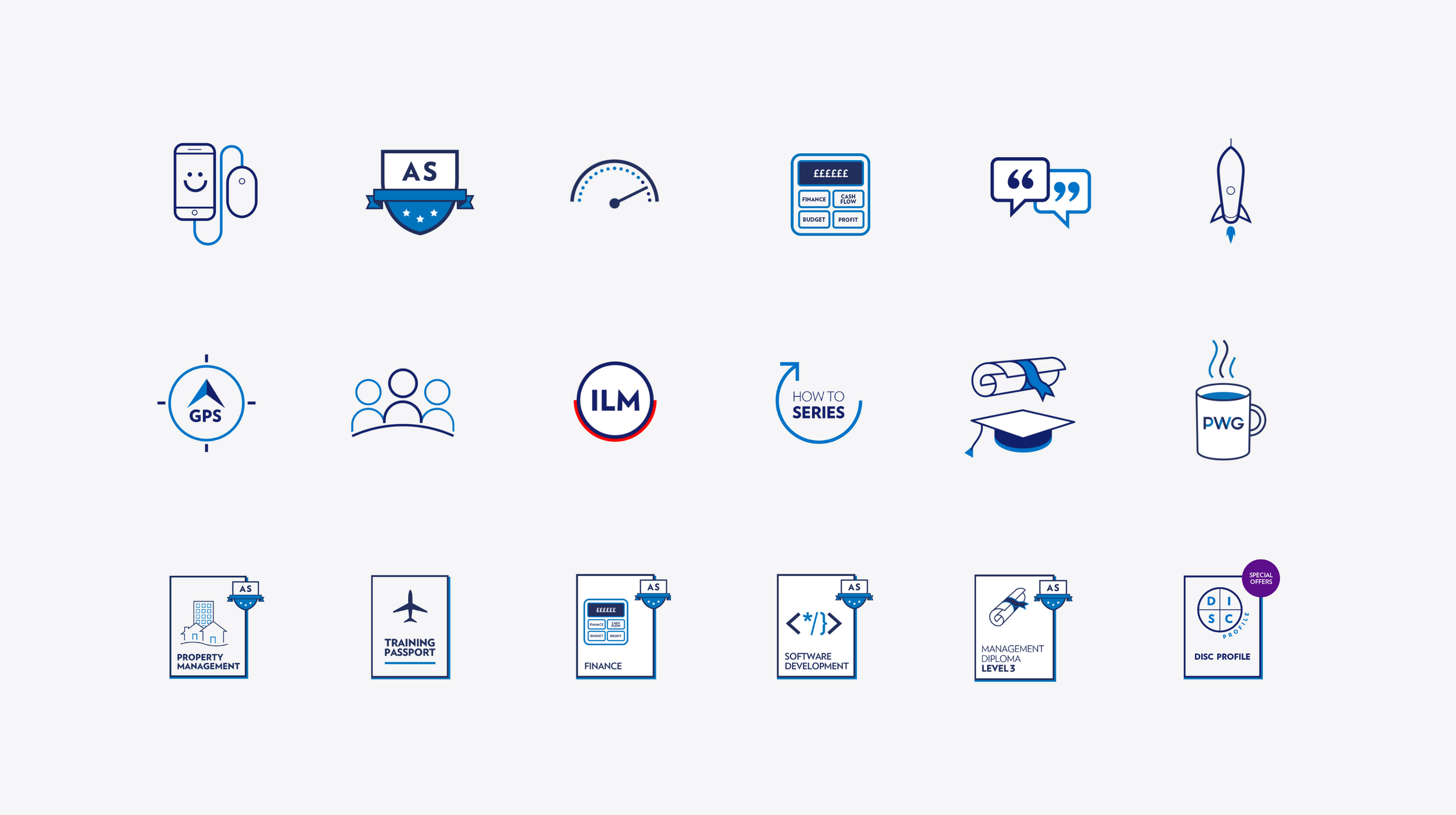 PWG Training - brand identity and graphic design