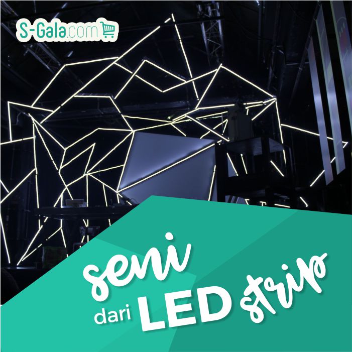 LED Strip Light Art - Seni yang Bercahaya