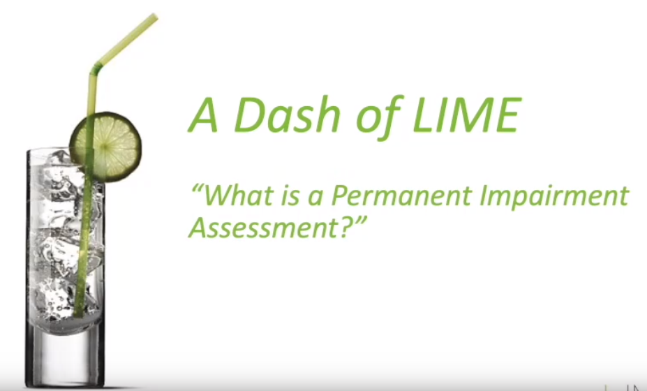 Dash of LIME - Permanent Impairment | LIME Medicolegal
