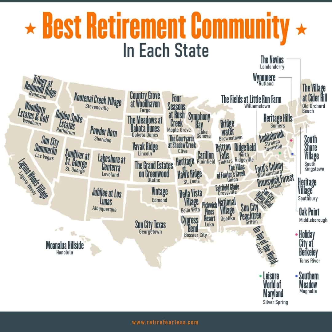 The Best 55+ Retirement Communities (2022) | Retire Fearless