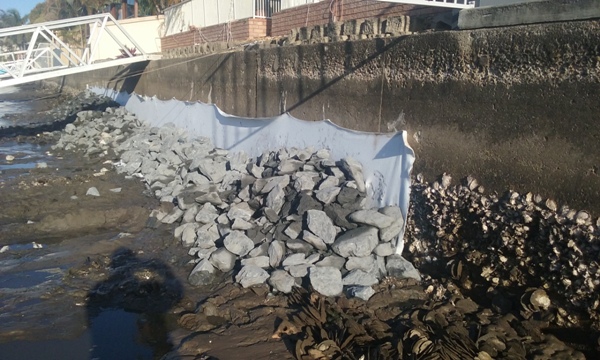 Rock Armouring Project Mermaid Beach | Gold Coast Barges