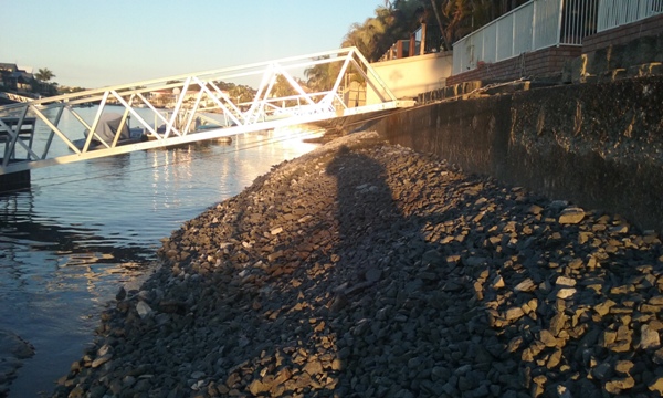 Rock Armouring Project Mermaid Beach | Gold Coast Barges