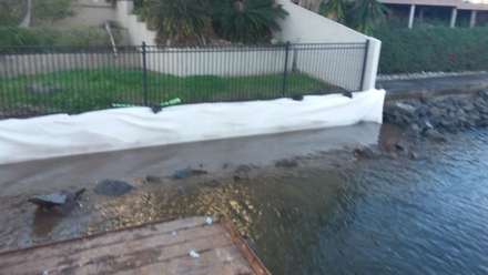 Rock Armouring Project Hollywell | Gold Coast Barges