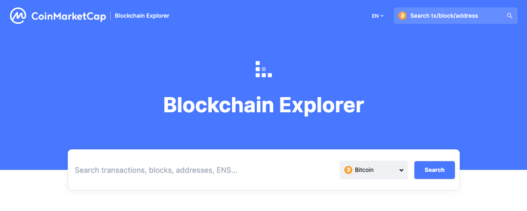 Blockchain Explorer Guide | CoinMarketCap