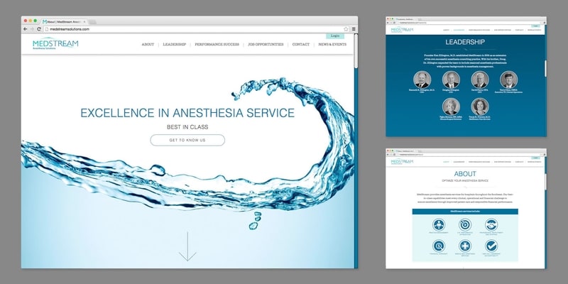 MedStream Site Redesign | 828:design