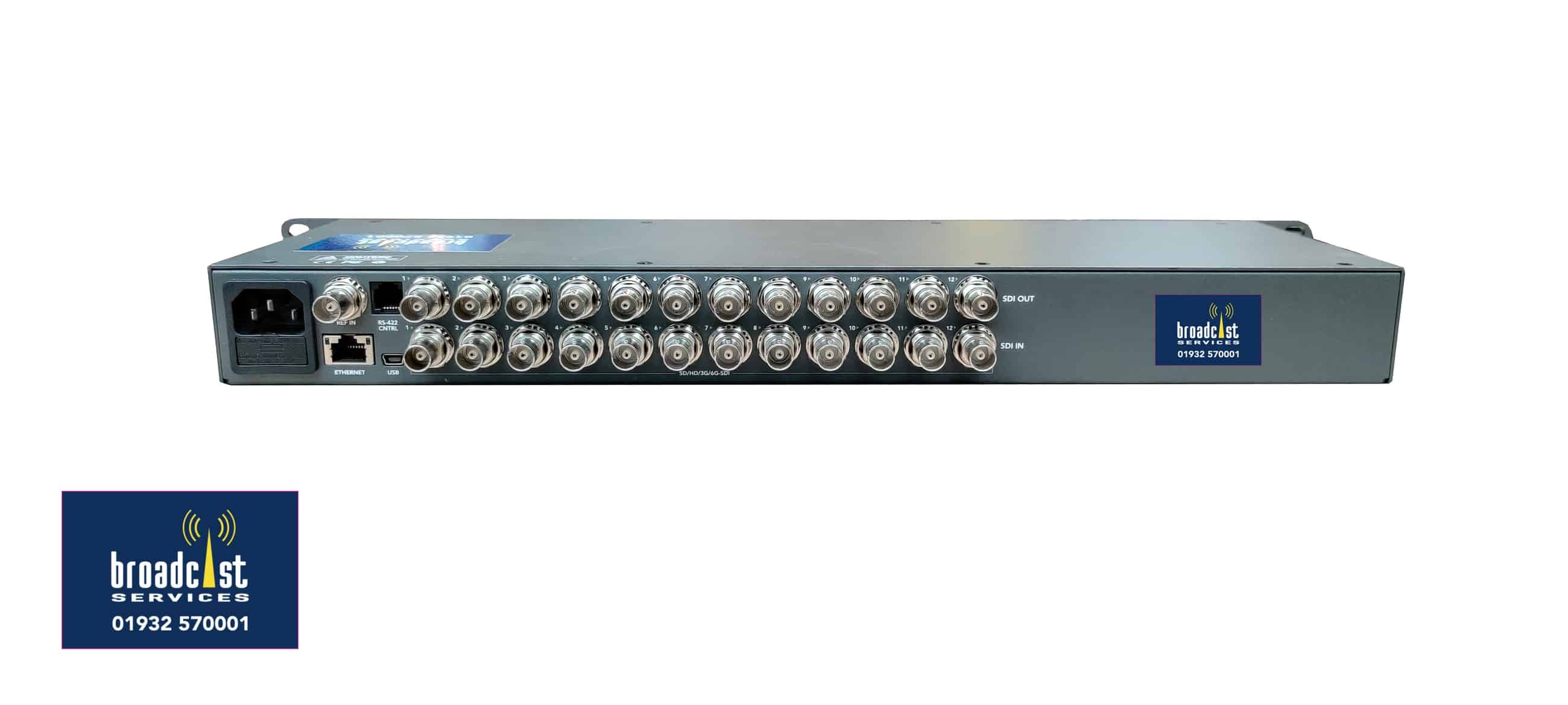 Hire now: Blackmagic Smart VideoHub Cleanswitch 12 x 12 | Broadcast ...