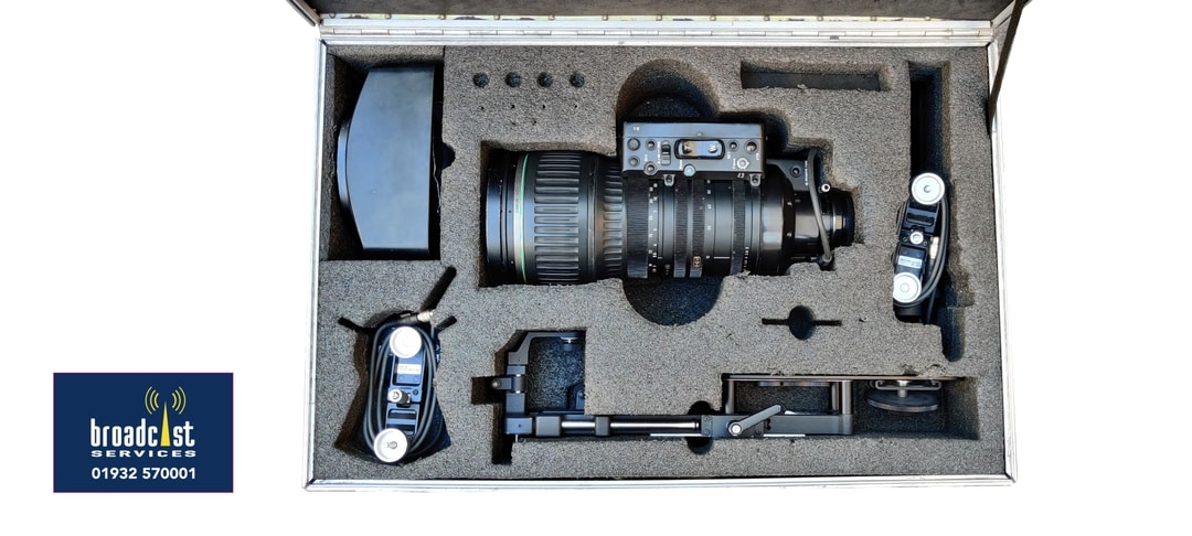 Broadcast camera lenses to hire, from superwide to telephoto