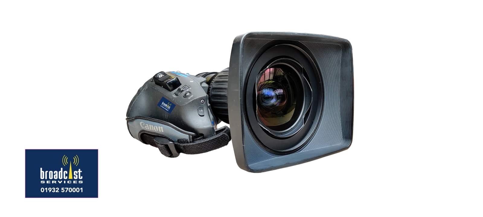 Broadcast camera lenses to hire, from superwide to telephoto
