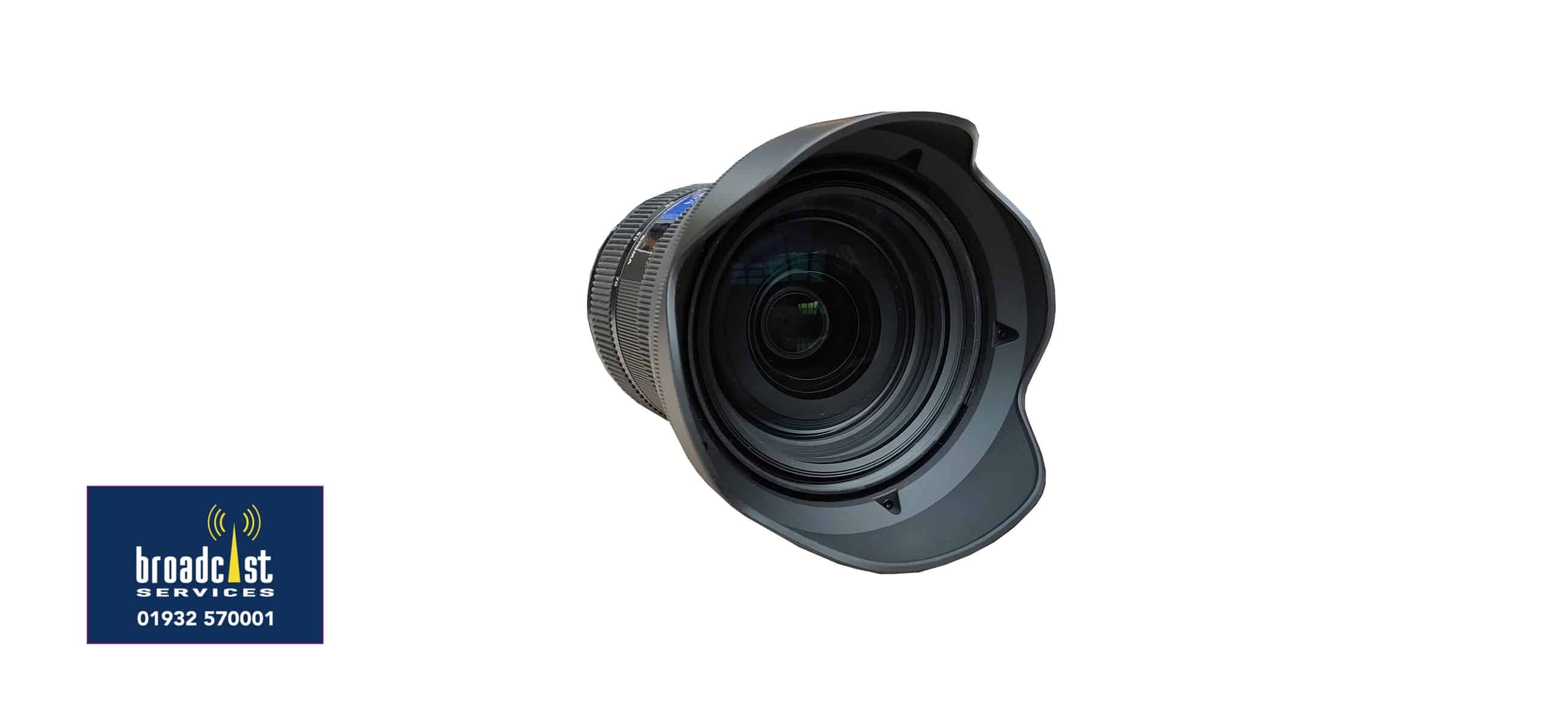 Broadcast camera lenses to hire, from superwide to telephoto