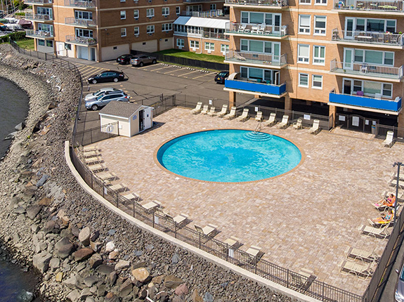 Exclusive Riverfront Pool