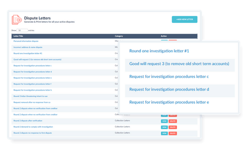 DisputeFox Credit Repair Software - Features