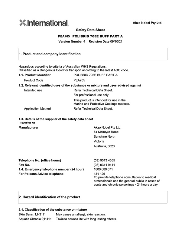 Polibrid 705-E from Swart & Sons
