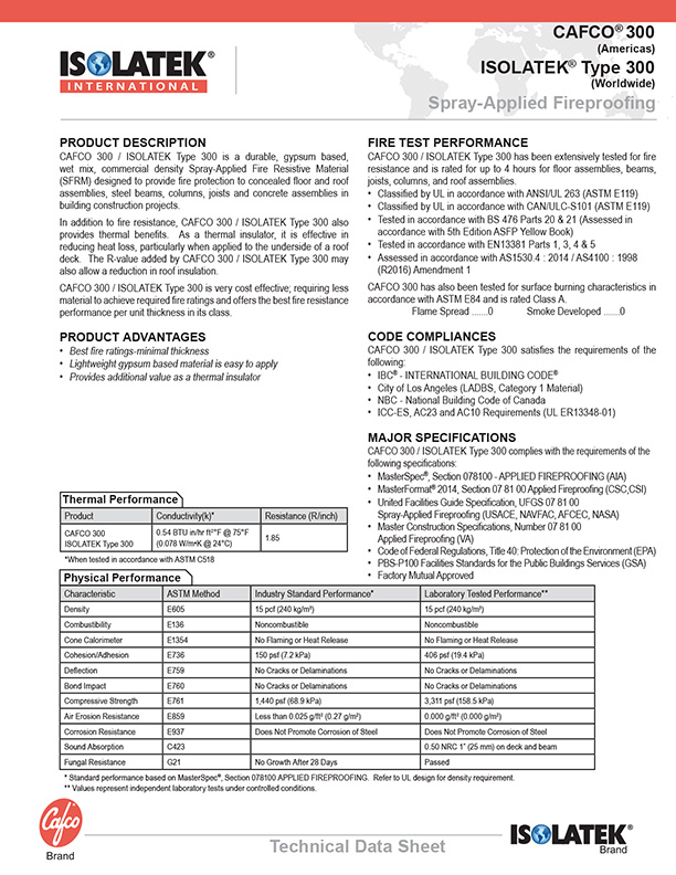 Isolatek Type 300 from Swart & Sons