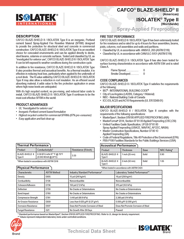 Isolatek Type II from Swart & Sons
