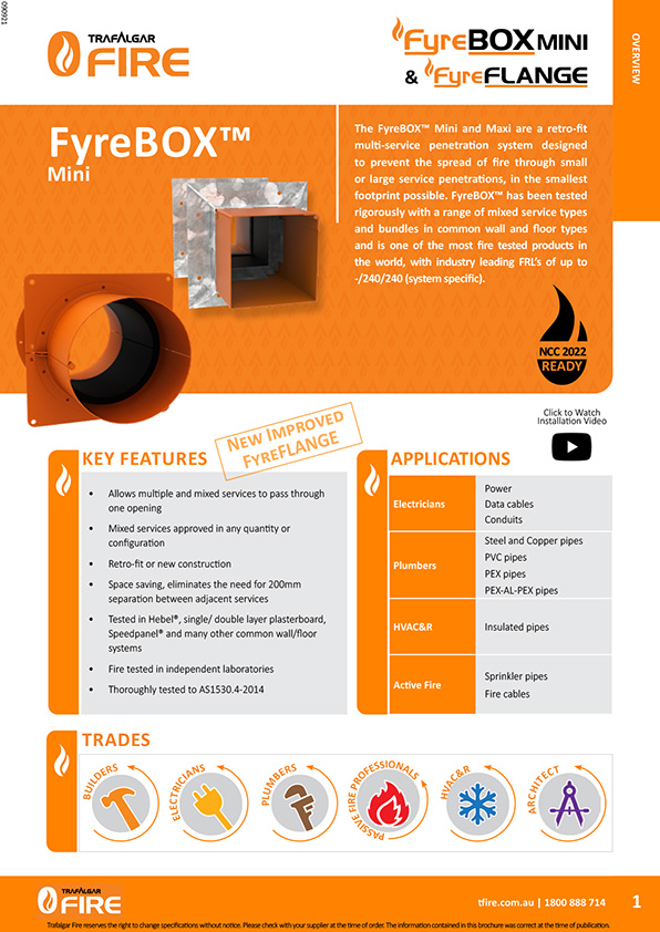 Trafalgar FyreBOX Maxi from Swart & Sons