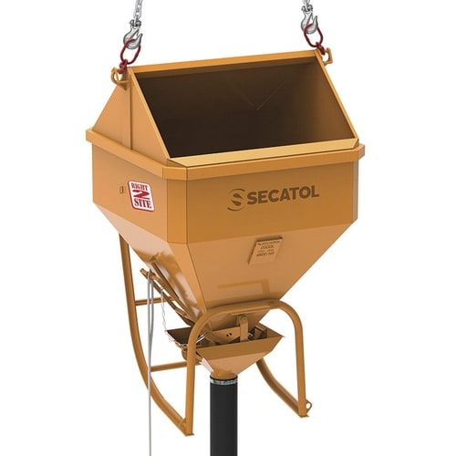 SECATOL TIC PF - Laydown Concrete Skip with TI mechanism from Everitt ...