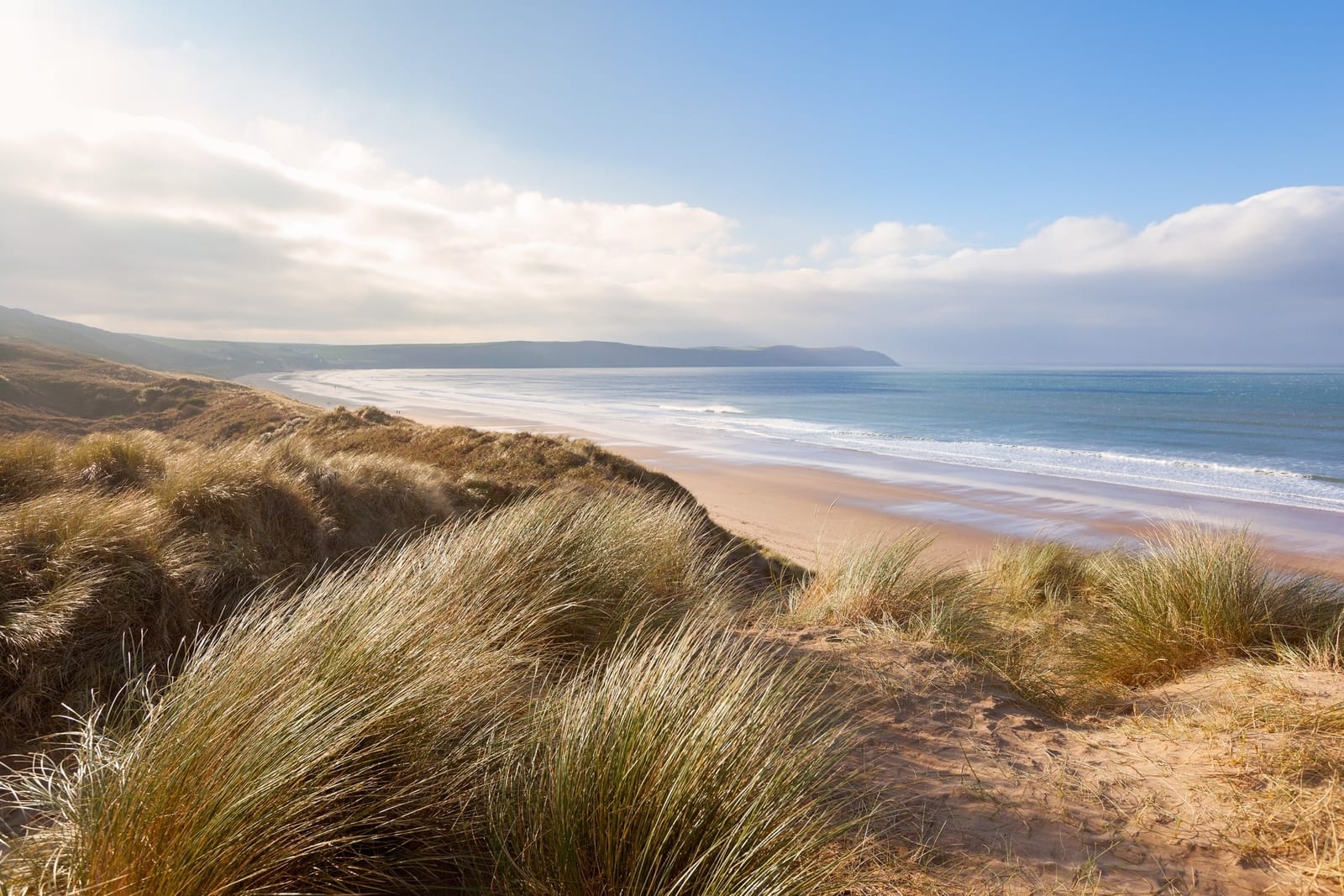 Woolacombe Beach near Coast View Holiday Home