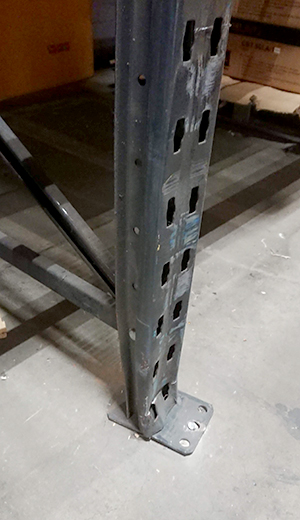 Pallet Racking Doctor - In-situ repair to damaged racking