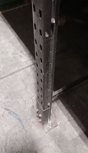 Pallet Racking Doctor - In-situ repair to damaged racking