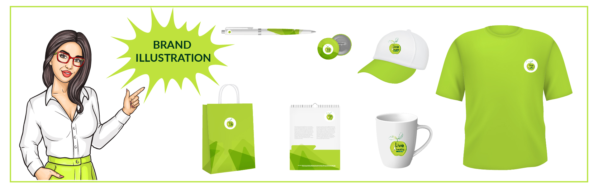 How to Create a Visual Identity for Brand Illustration design?