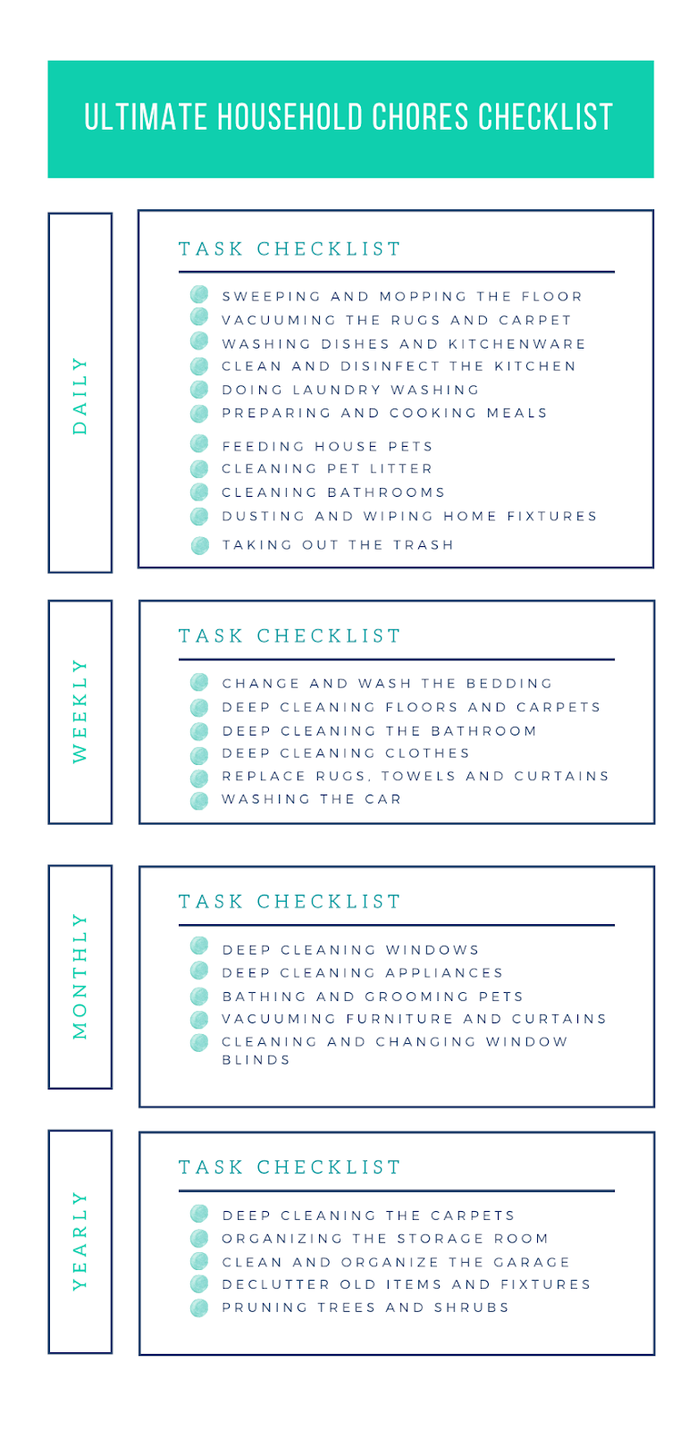 Ultimate Household Chore List For Adults And Kids