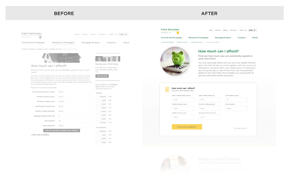 Input UX Case Study - First National Financial LP