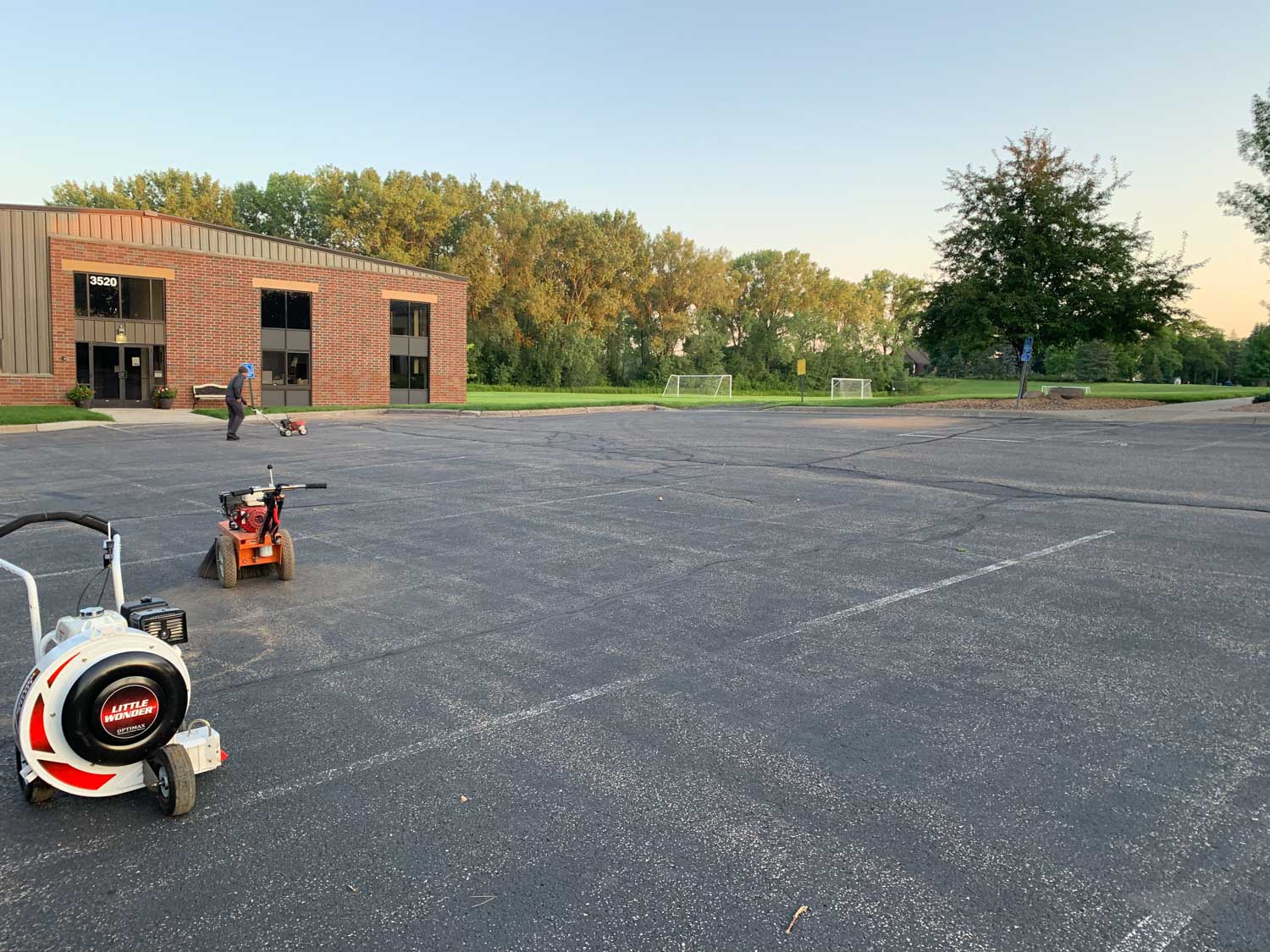 Parking Lot Commercial Sealcoat by Imperial Seal Asphalt & Sealcoating