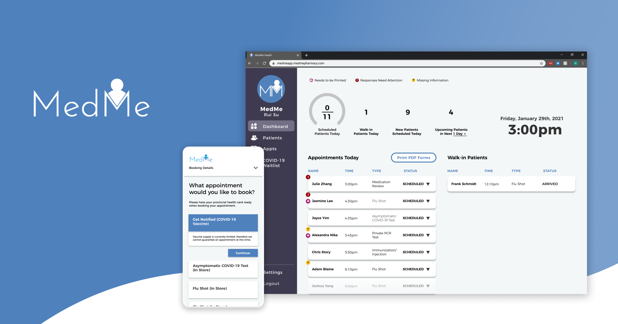 MedMe Health: Clinical Services for Pharmacy