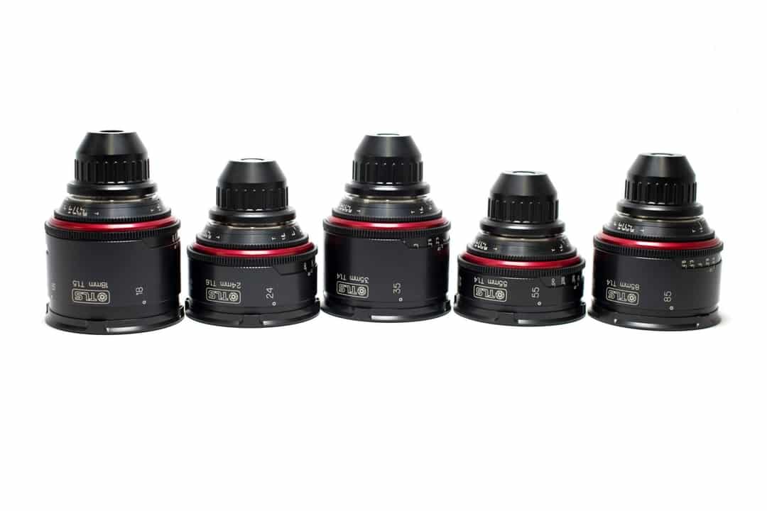 Rent Canon K35 Primes TLS Rehoused Lenses in Los Angeles at Cinema Camera Rentals