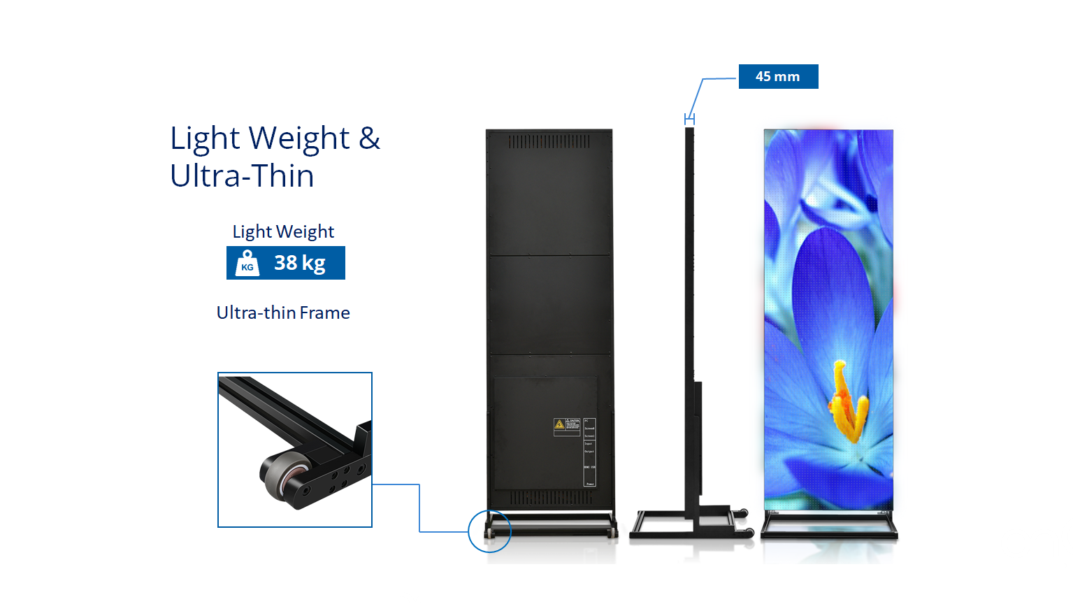 LED Freestanding Digital Poster | ONQDigital Australia