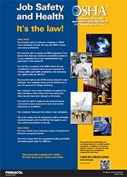OSHA: It's the Law (Form 3165) Order Materials | Pinnacol