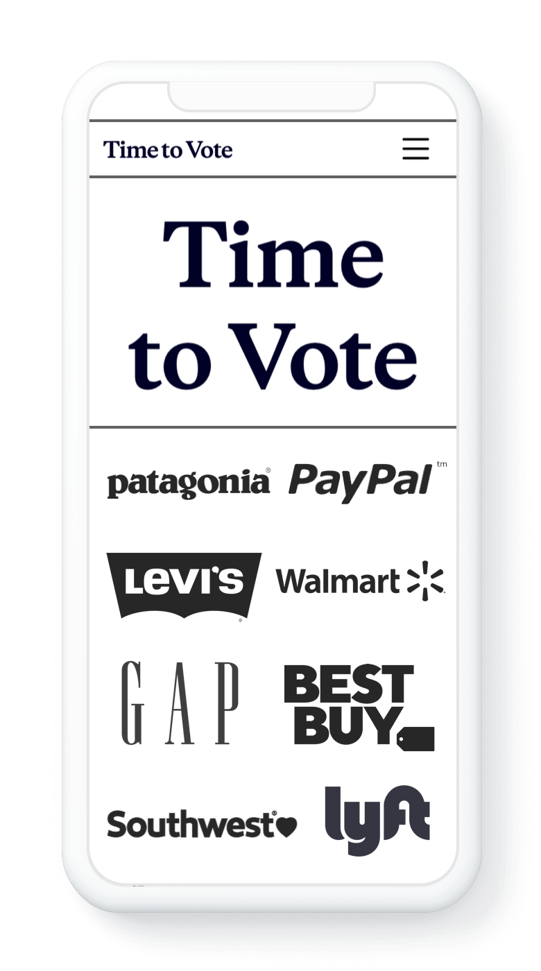 Business for America - Time to Vote