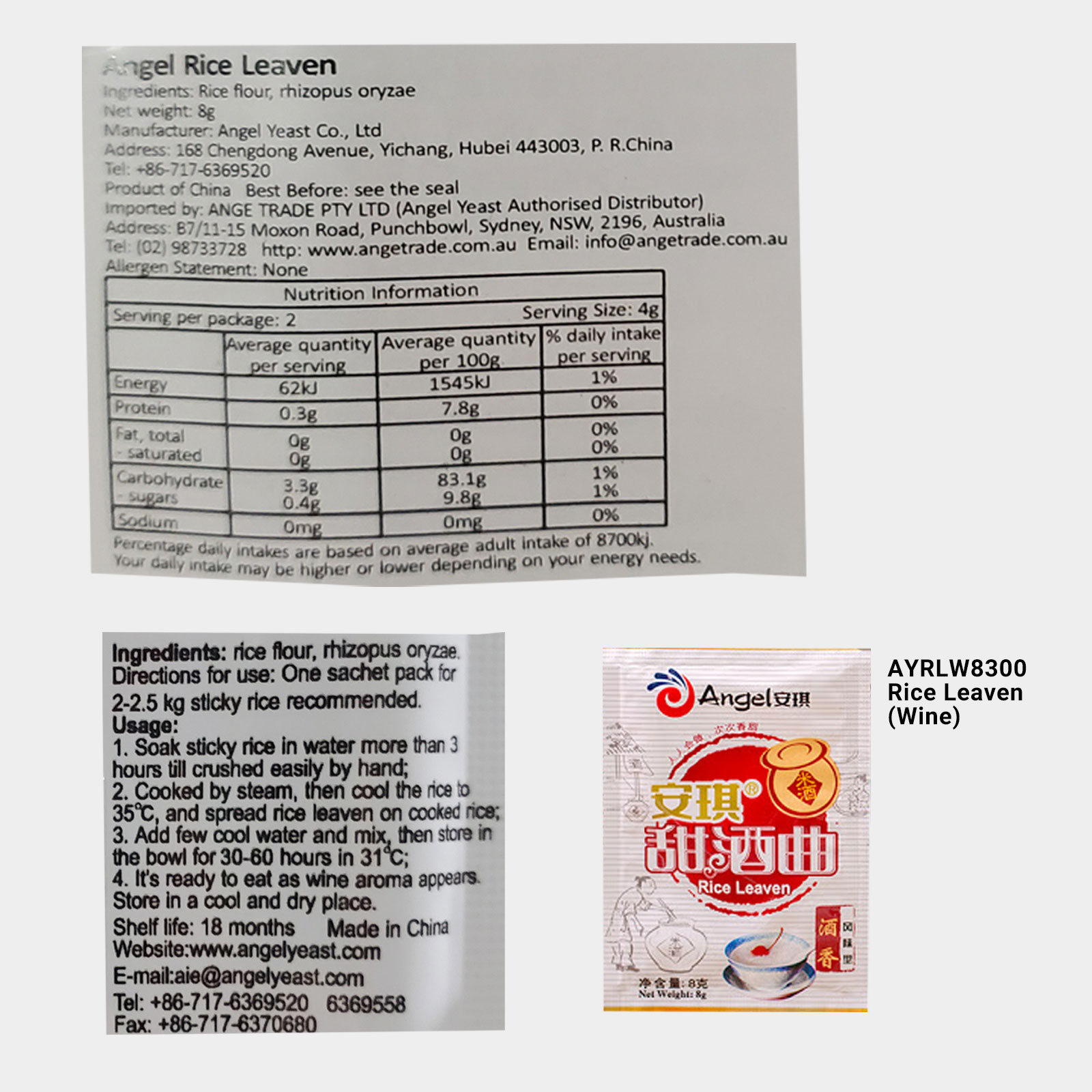 Angel Rice Leaven from ELF Wing Discount Warehouse’s Online Store