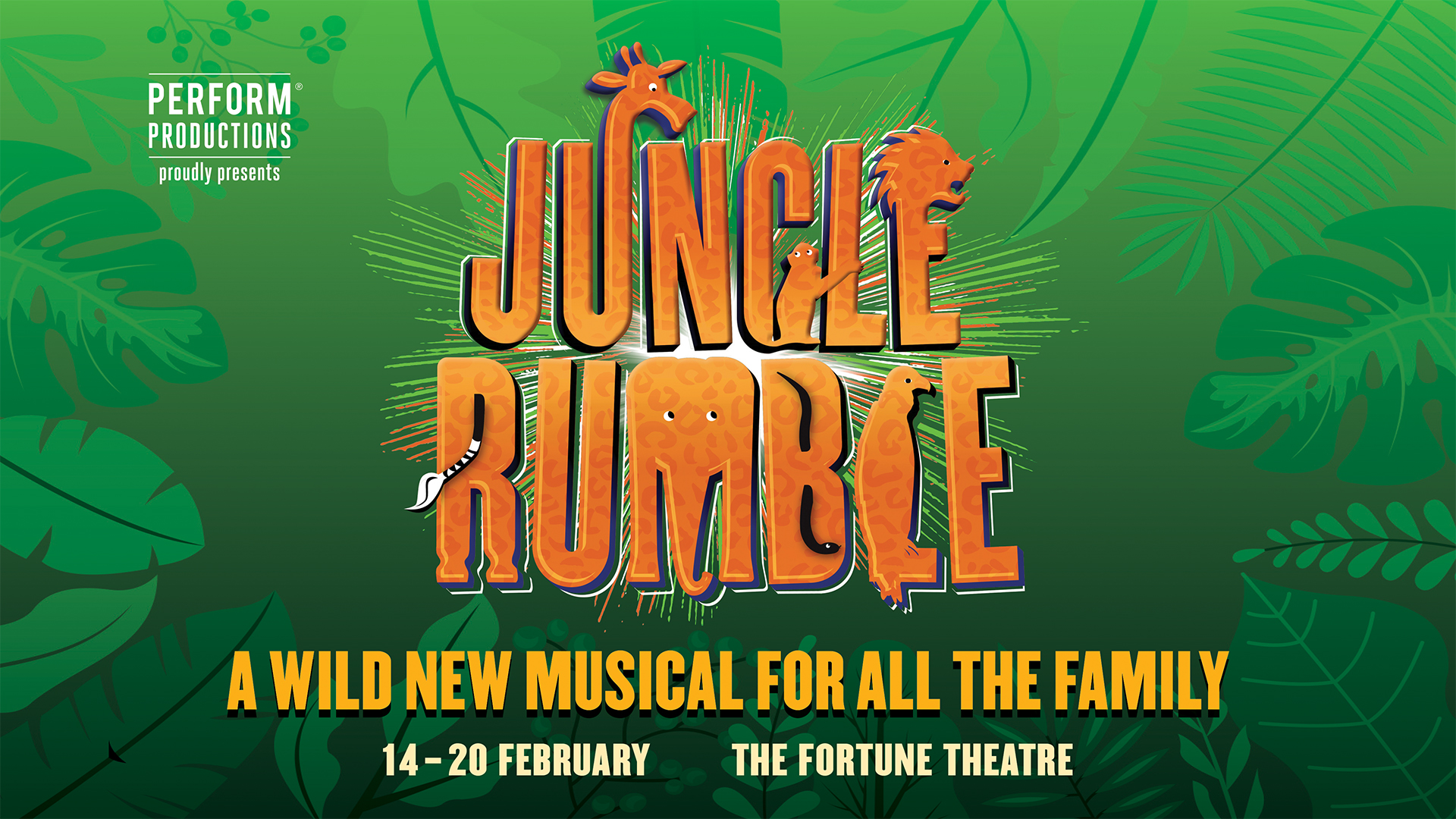Jungle Rumble Tickets - Official Box Office - Fortune Theatre