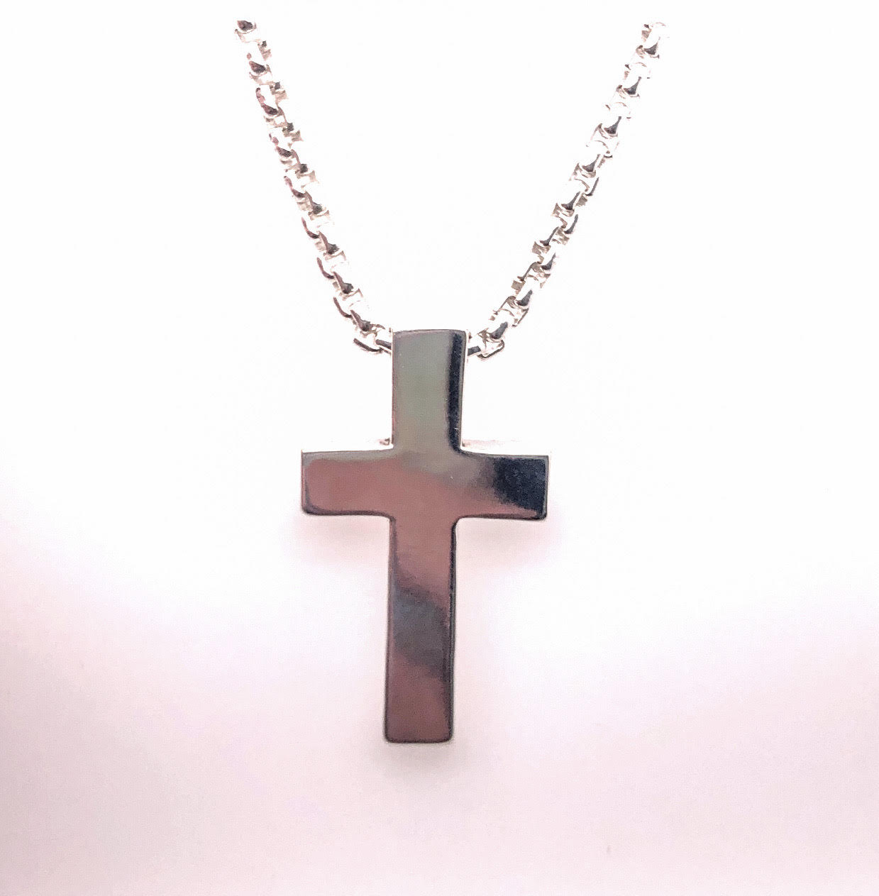 Large Solid Silver Cross