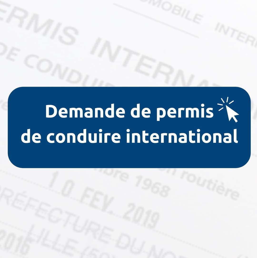 Demande de permis de conduire international