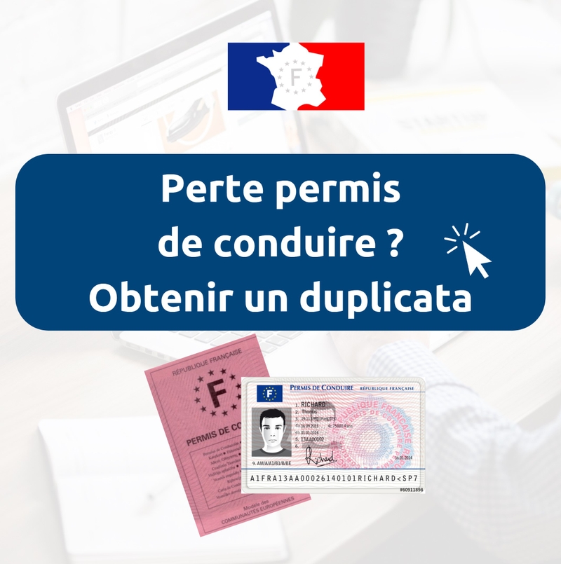 Déclaration de perte du permis de conduire en ligne