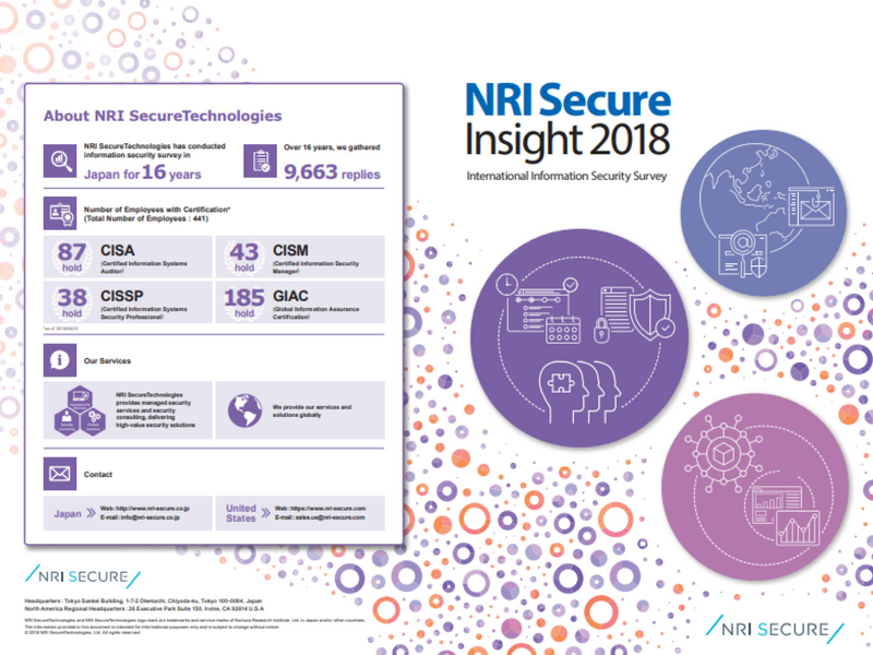 Featured Article: NRI Secure Insight Report 2018