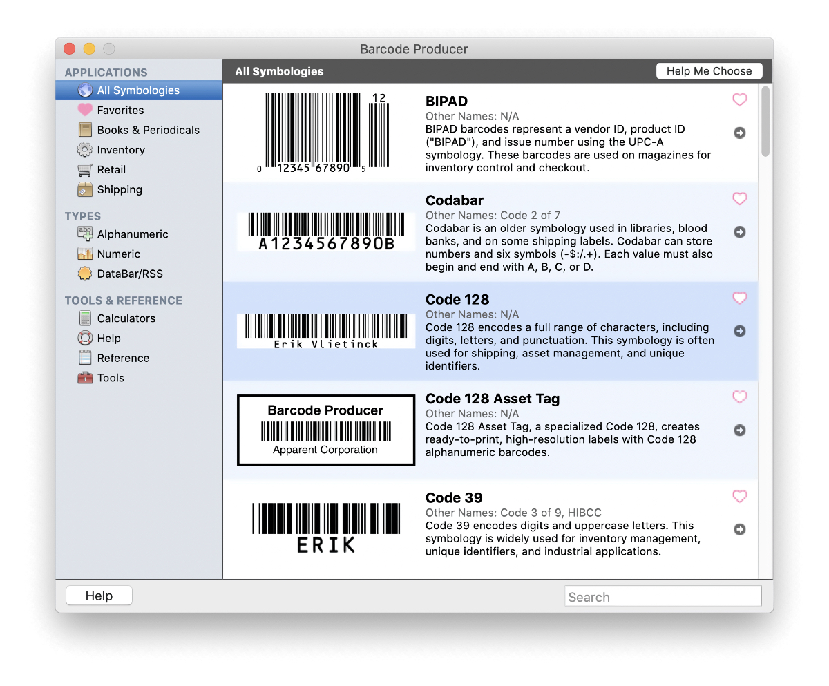 Using Barcodes In Apple Numbers For Mac Barcode Producer