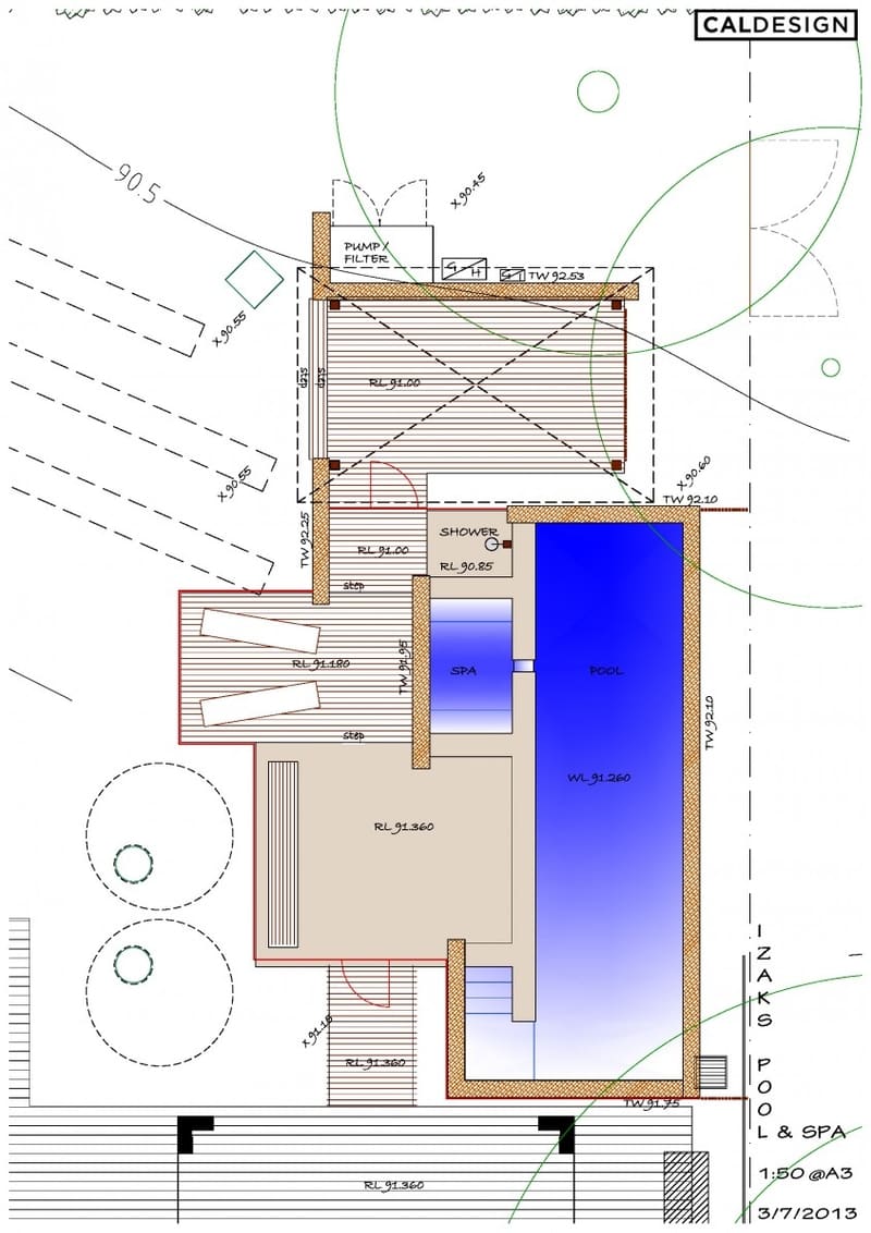 Pool, Spa, Garden & Cabana Pymble Landscape architecture | CALDesign